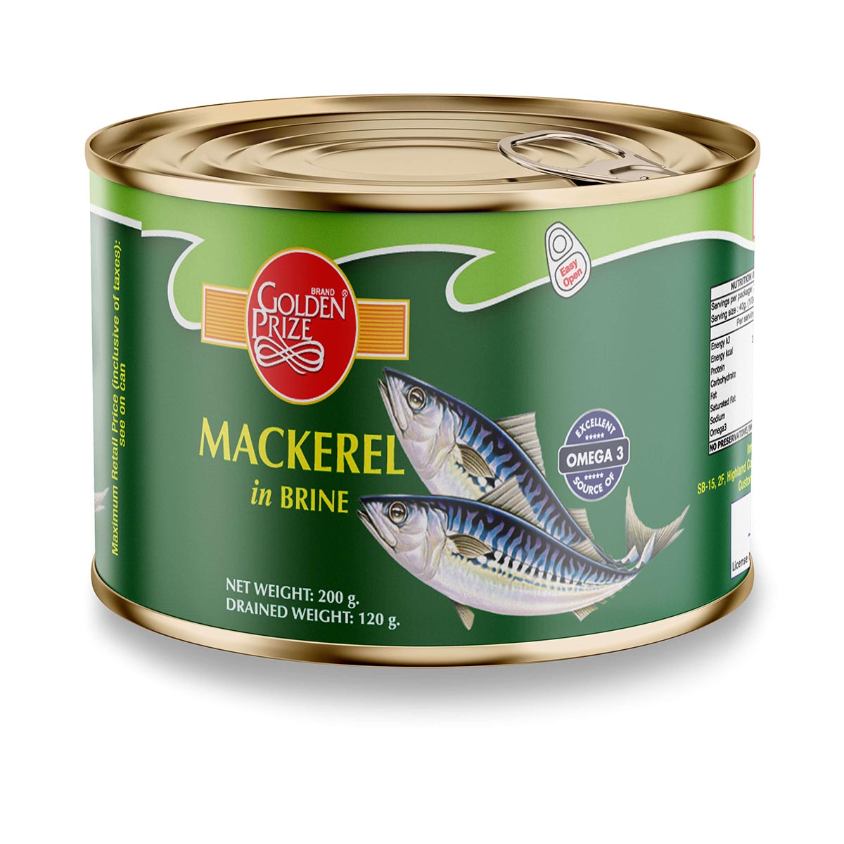 Canned Mackerel | Mackerel India | Canned Mackerel India -Golden Prize